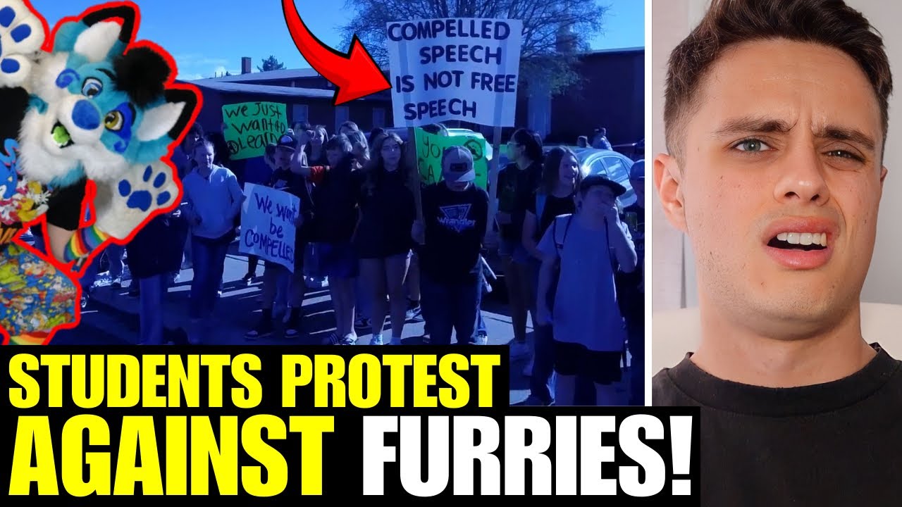 ANGRY Students WALK OUT In PROTEST Over Furries 'BITING' Them At WOKE ...
