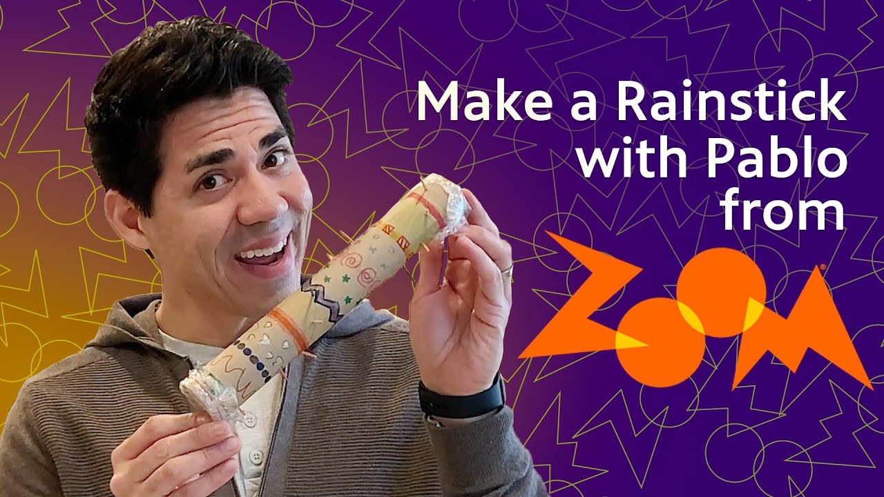 Pablo Makes A Rainstick - ZOOM Into Action - YouTube