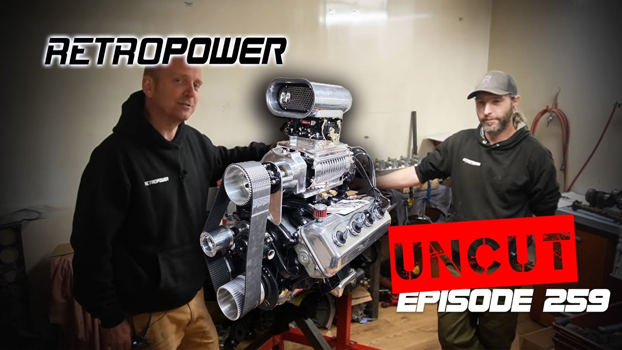 Matt's Supercharged Daimler V8 Hotrod Engine - YouTube