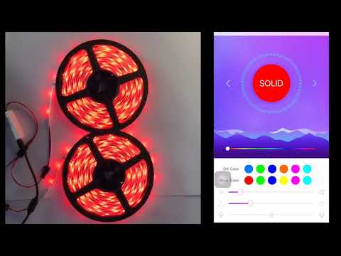KORJO APP Dream Color Strip Lights with Chasing Effect 32.8ft - YouTube