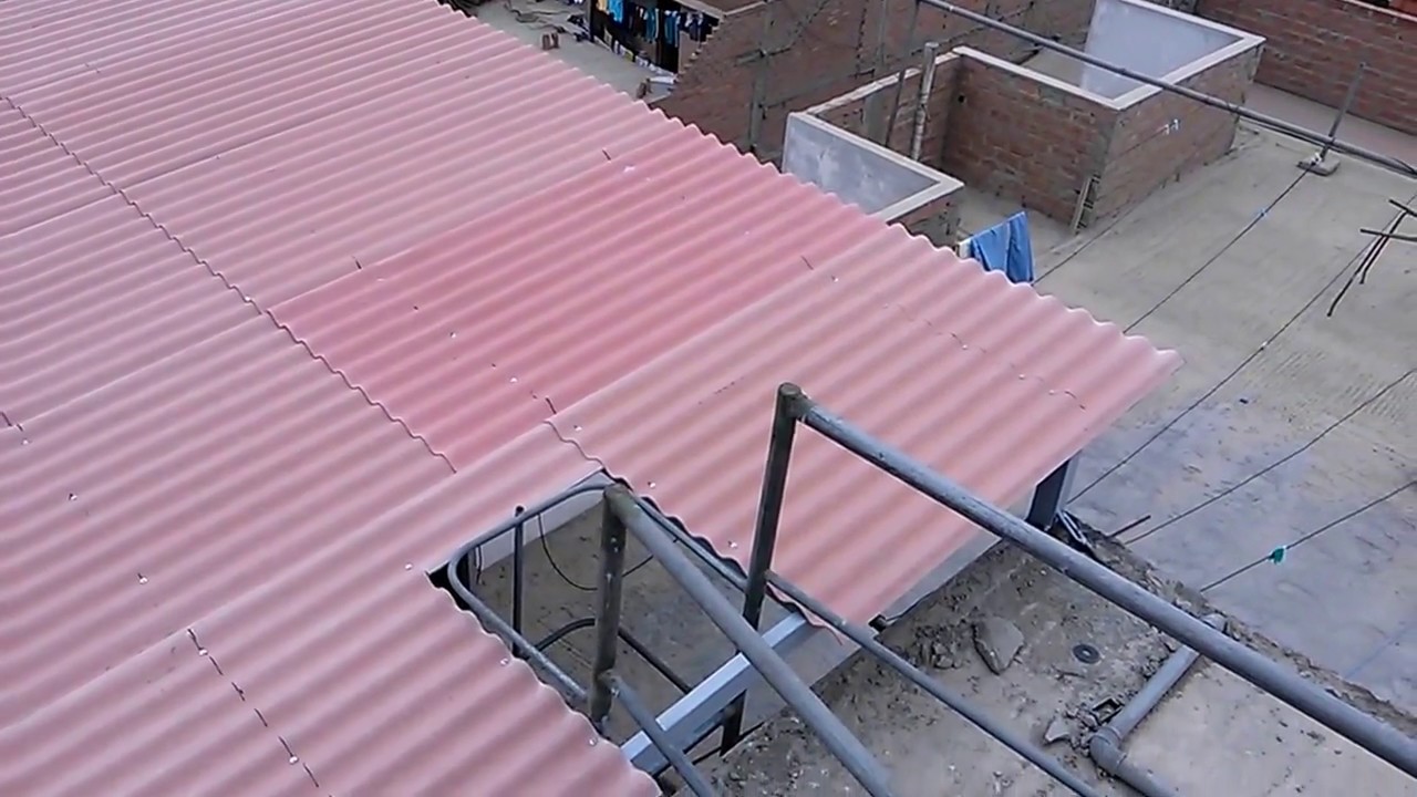 Como Techar una Casa con Eternit - YouTube