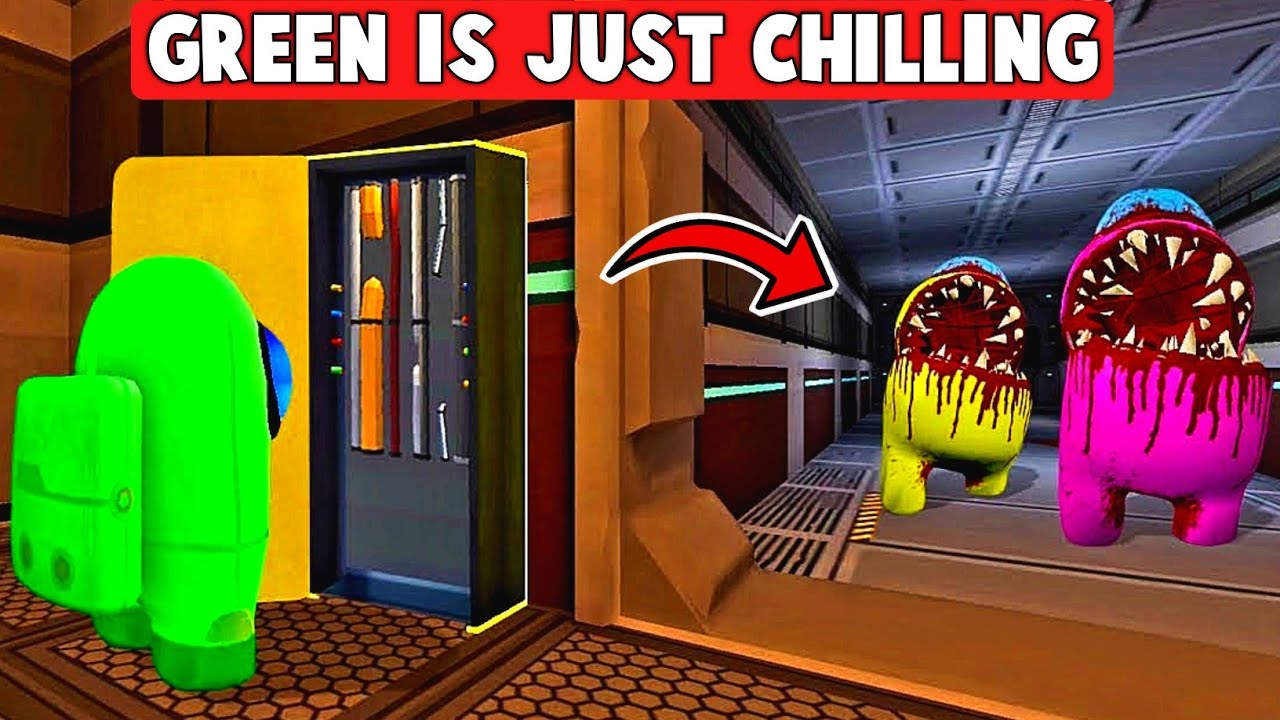 Among Us (imposter Hide 3D)They Found Green ! - YouTube
