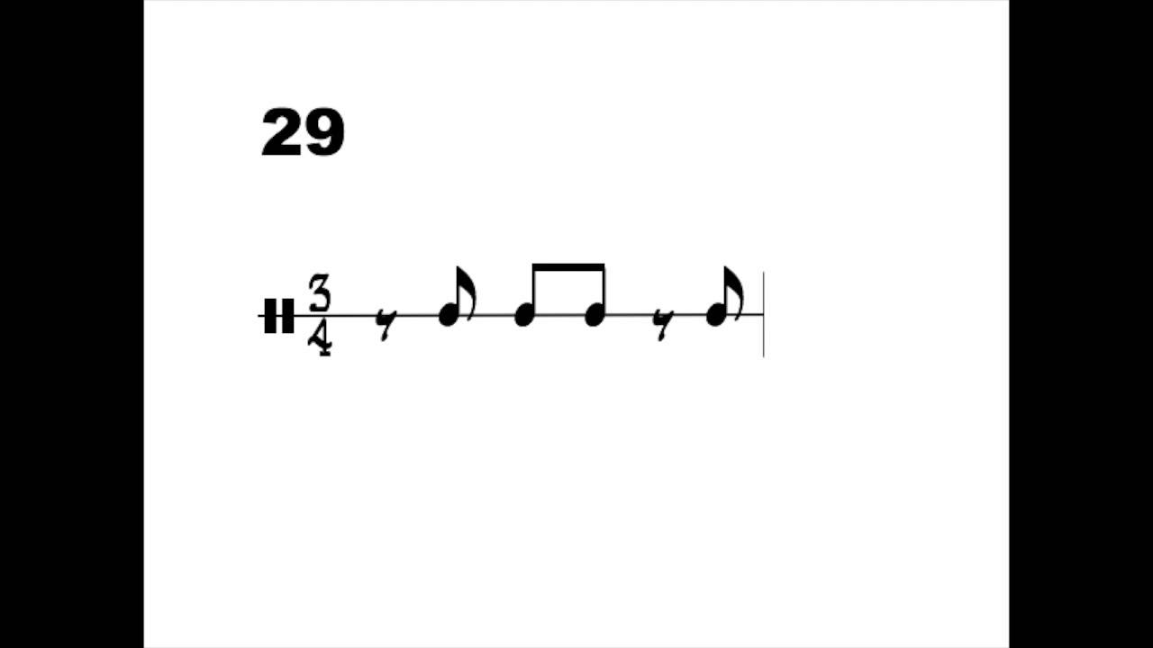 3/4 Binary Rhythmic Numeric Alphabet - YouTube