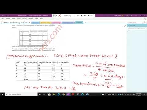 Job Sequencing for Maximum Efficiency: A Numerical Approach - YouTube