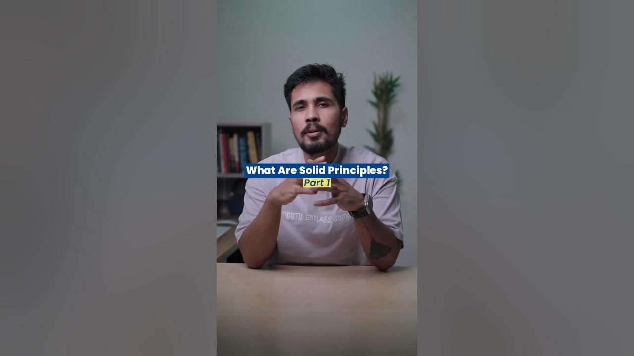SOLID Principles in Object Oriented Programming #programming #python - YouTube