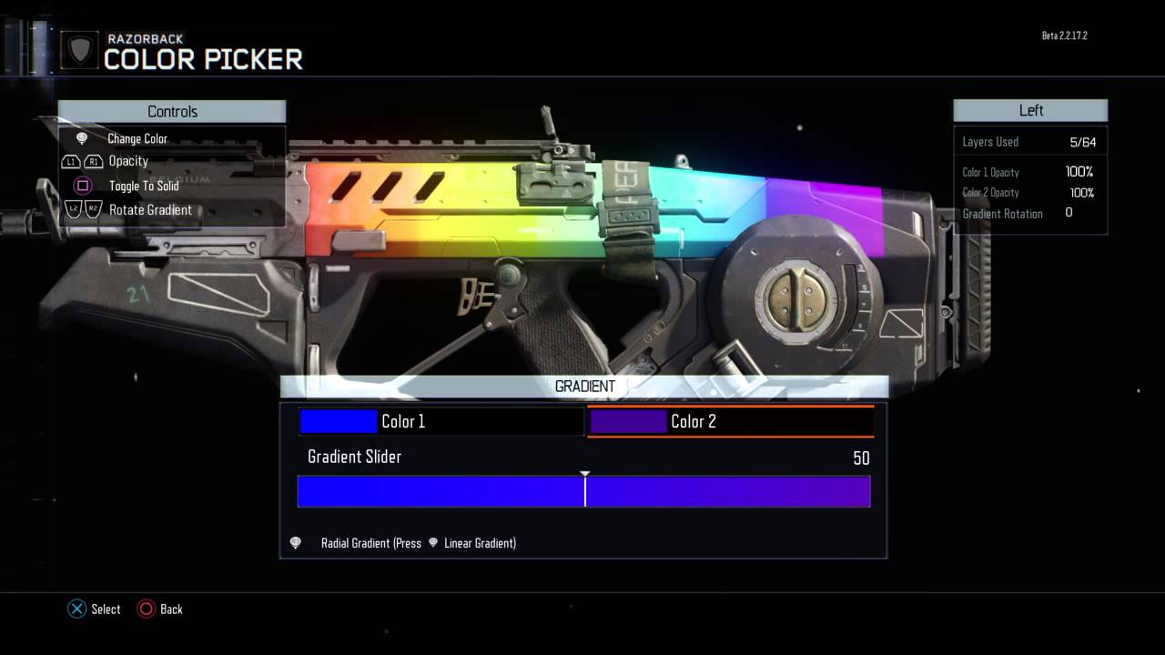 Call of Duty Black Ops III Paint Shop Tutorial: Rainbow Warrior Gun ...