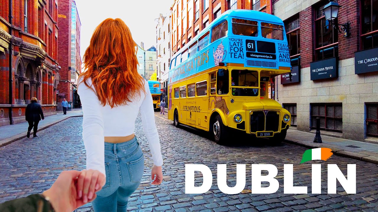 Dublin Ireland 🇮🇪 4K HDR 60fps Walking Tour - YouTube