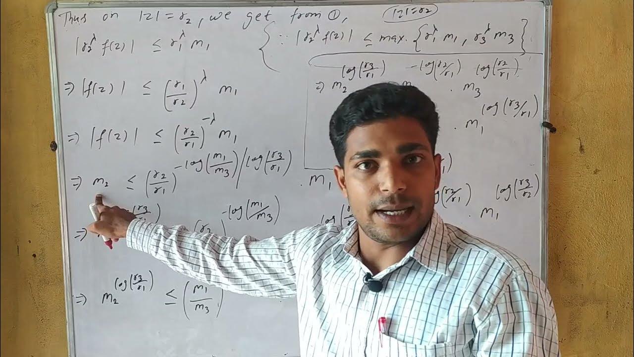 HADMARD'S THREE CIRCLES THEOREM IN ADVANCED COMPLEX ANALYSIS FOR MSC BY SONU SAMBHARWAL UNIT 3RD ...