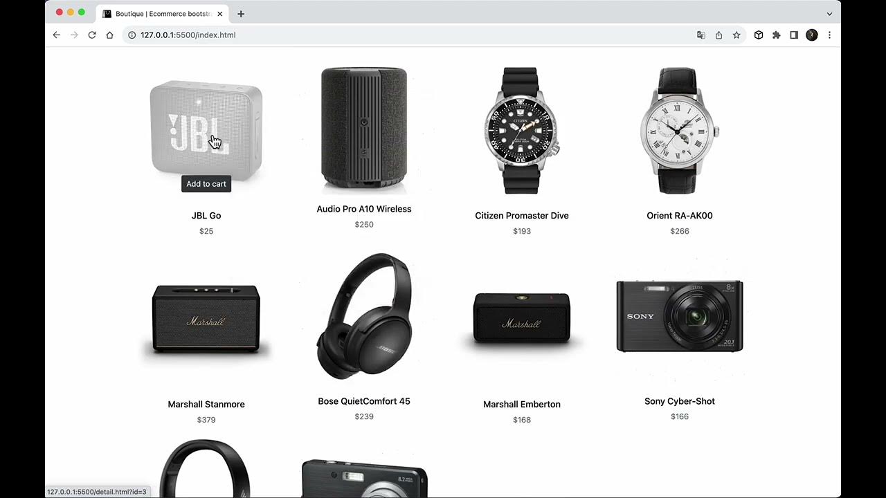 Project Cuối Khoá Website Bán Hàng Boutique Java21 Youtube