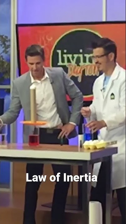 Law of inertia: Newton’s 1st Law Egg drop demo - YouTube