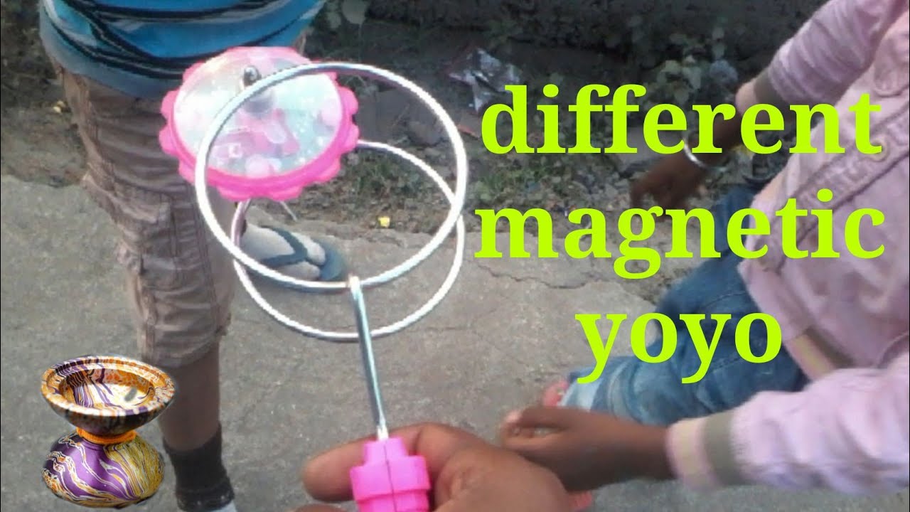 Magnetic Yoyo Wheel Magic Spinning Top LED Fun For Kids - YouTube