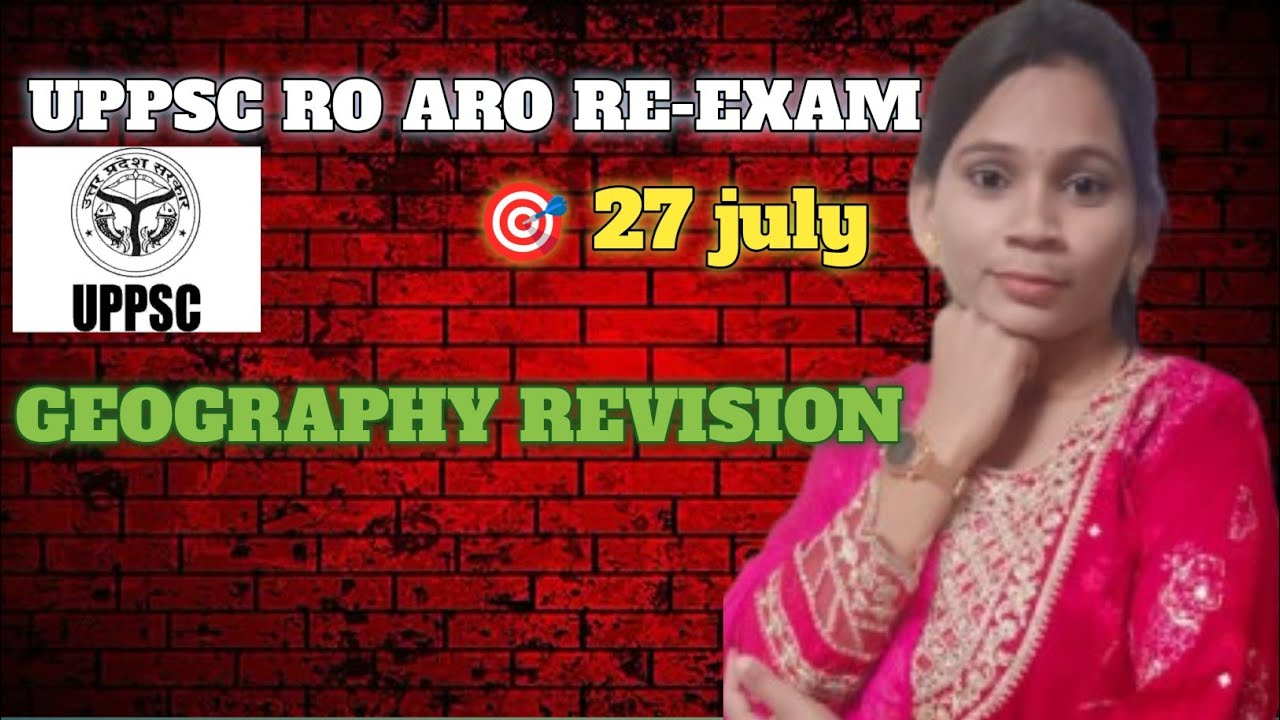 UPPSC is live UPPSC UPPCS RO ARO Geography class part 2 - YouTube
