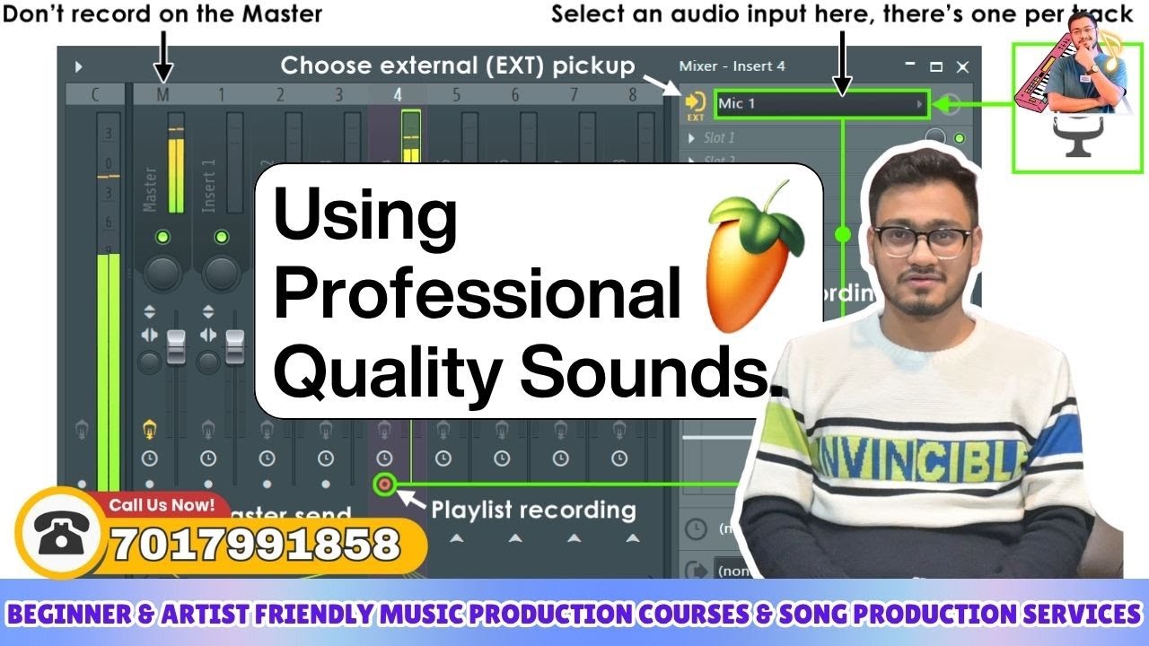 Tutorial Of Using Professional Quality Sounds || FL Studio Classes ...