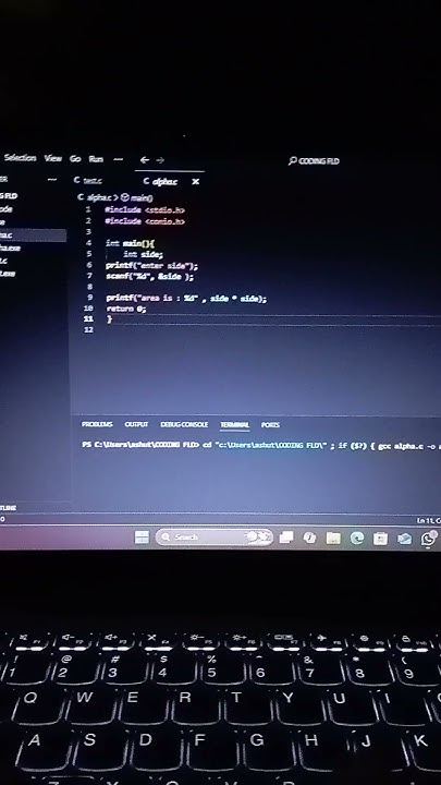 #coding in visual Studio code #coder #codinglife #collegelife #viralvideo #shortvideo # ...