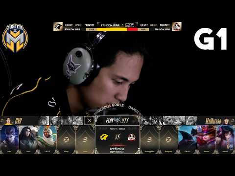 ONIC vs GEEK - GAME 1 | Playoffs | MPL Indonesia Season 17