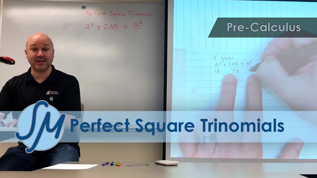 Perfect Square Trinomials - YouTube