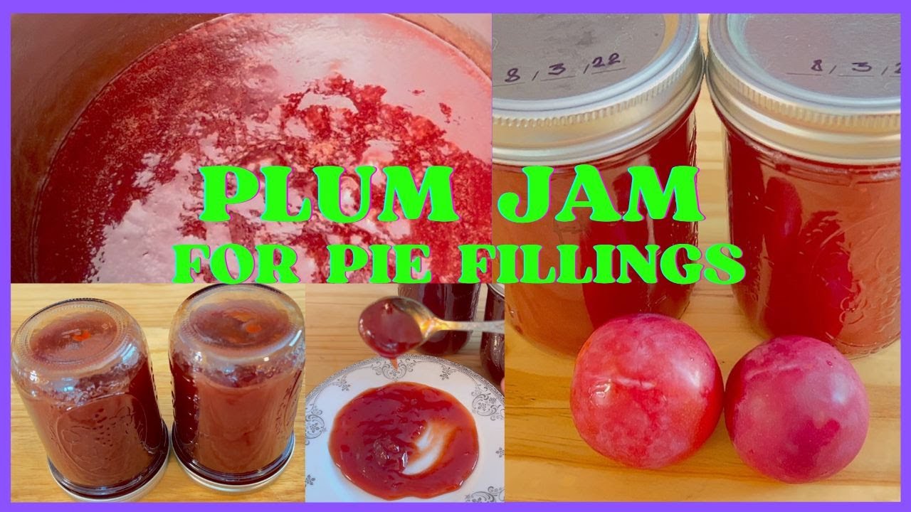 Awesome Jam From Fresh Plums Plum pie filling Easy Plum Jam recipe ...