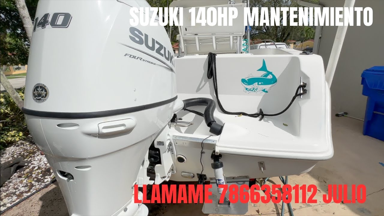 SUZUKI 140HP OIL CHANGE LOWER UNIT CHANGE - YouTube
