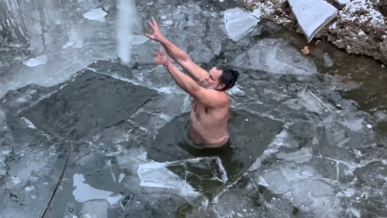 Cold Water Judgment | 100 lb Kettlebells Through Ice (Raw) - YouTube