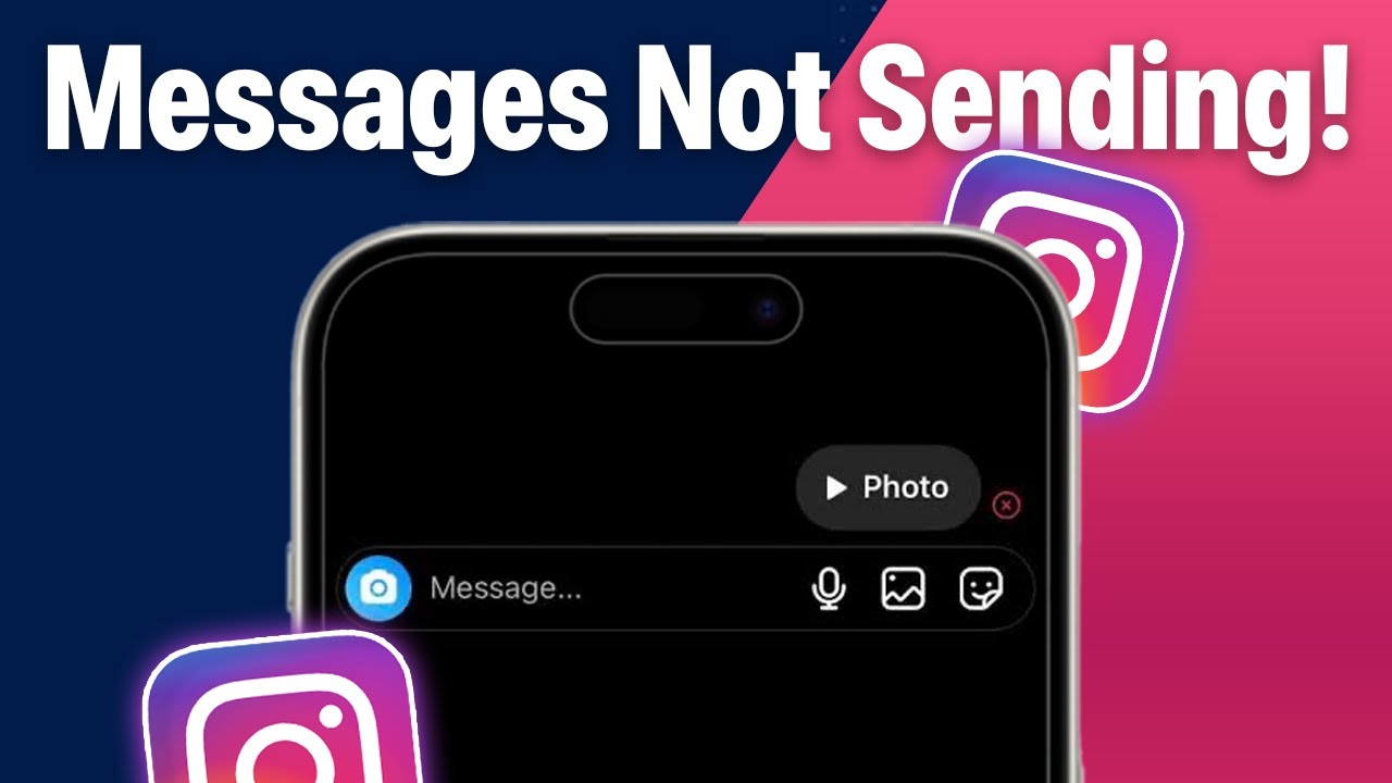 How To Fix Instagram Messages Not Sending - Quick Solution - YouTube