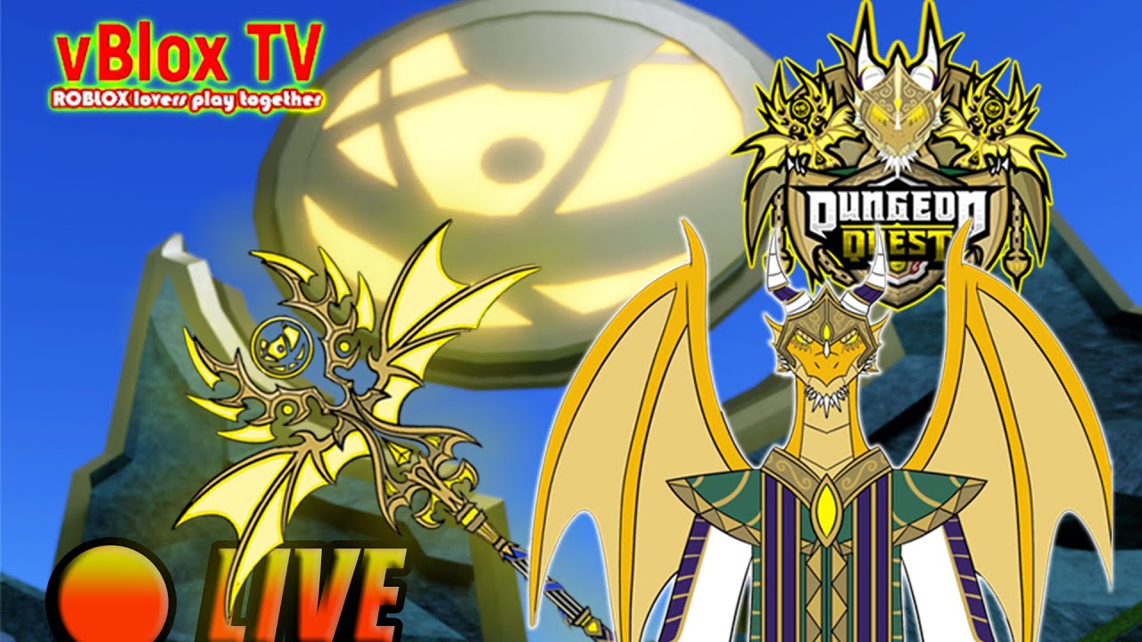 🔴 LIVE! NEW UPDATE Gilded Skies is HERE ! Dungeon Quest Roblox - YouTube