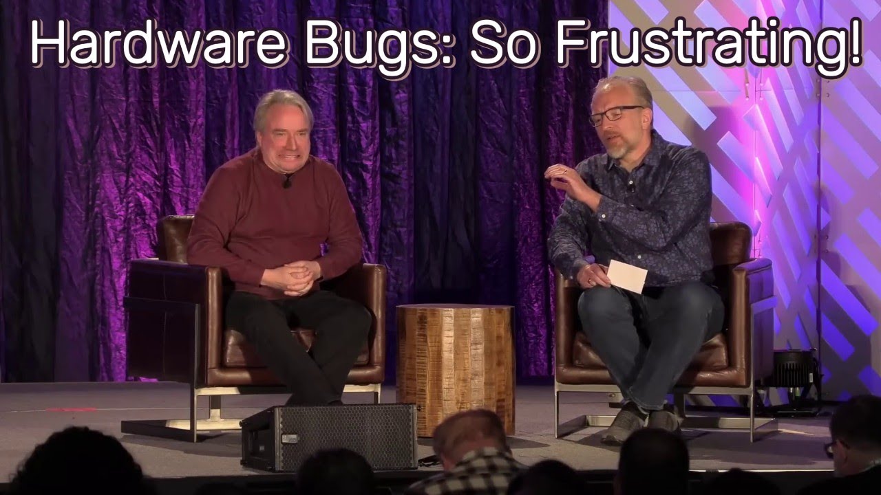 Torvalds Speaks: Hardware bugs can be incredibly frustrating. - YouTube