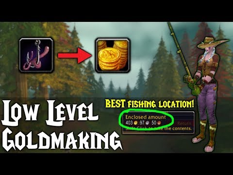 Low Level Gold Making with Fishing! - Classic WoW - Deviate Fishing - Low Level Gold Farming Guide