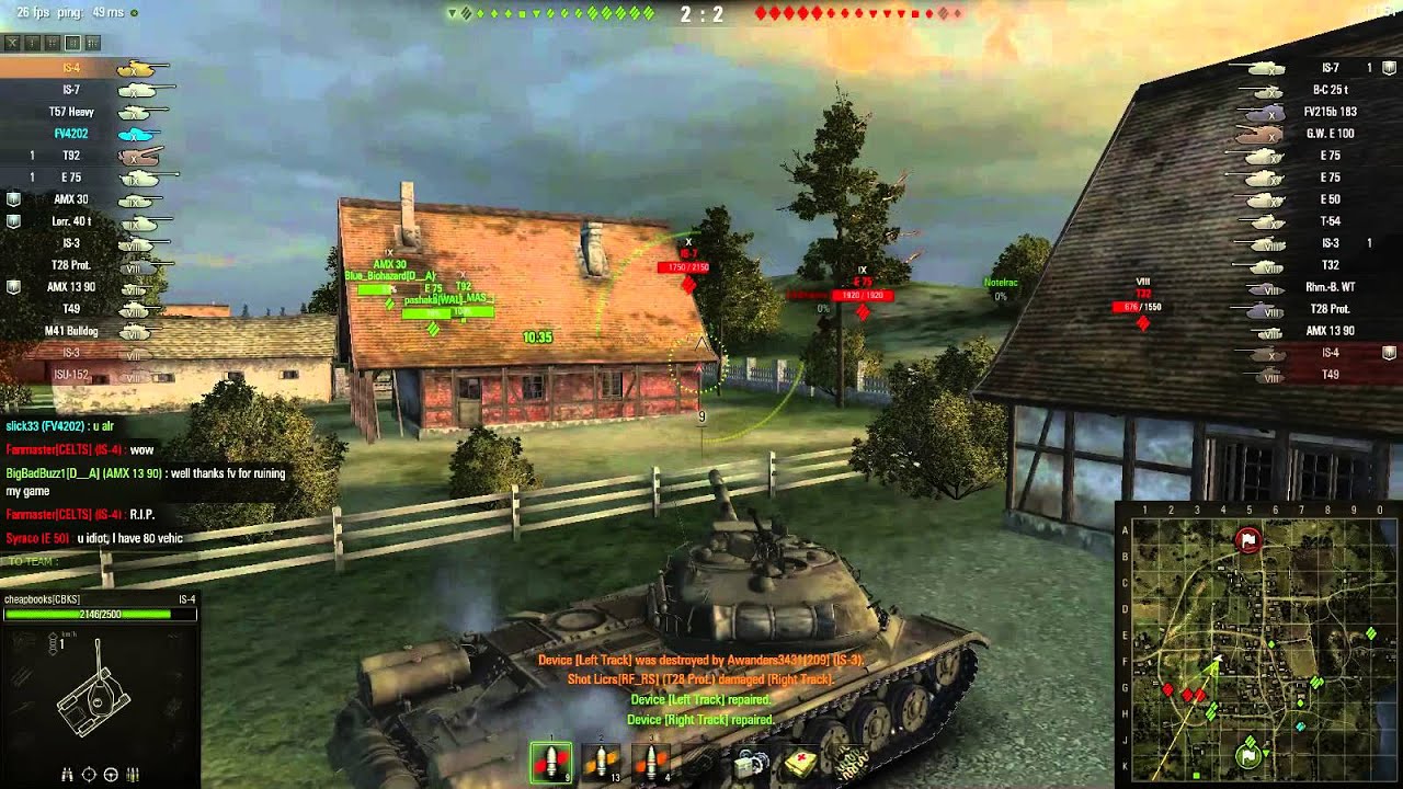 WOT - IS4 - Ep #5 - Murovanka - 1 Kill - 3300 DMG - YouTube