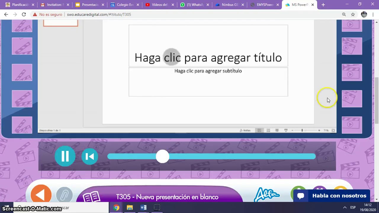 Interfaz gráfica de powerpoint - YouTube