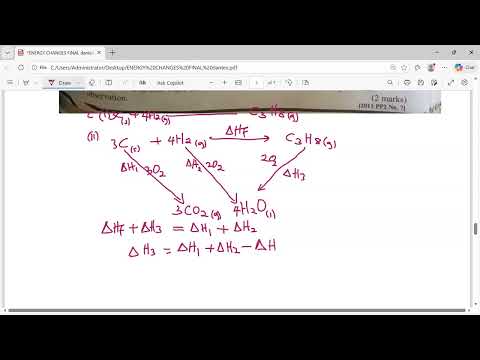 Energy Changes. K.c.s.e 2011 Chemistry, pp1 & pp2.