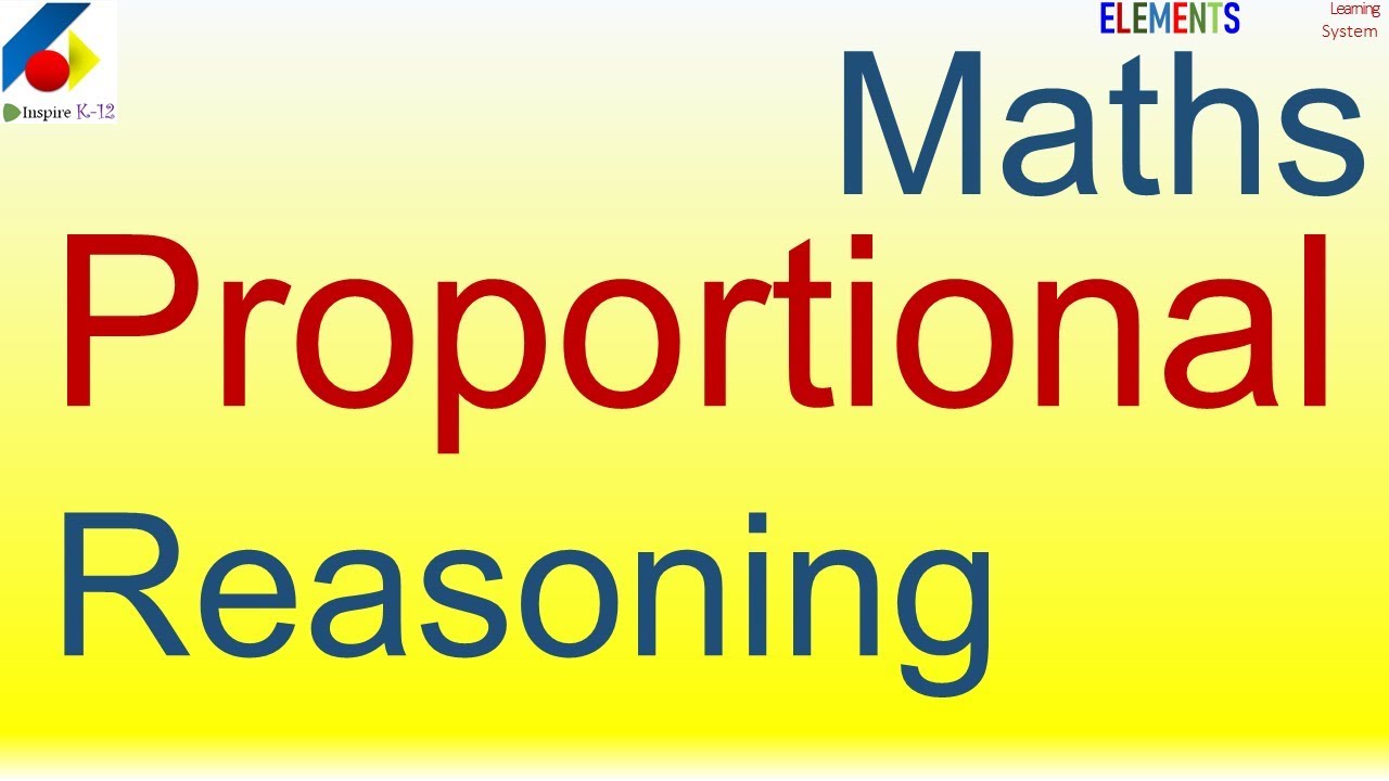 [Maths] PROPORTIONAL Reasoning (01) | Ratio Rate Proportion Percentage ...