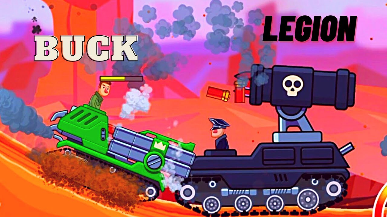 TANK BUCK PUMPED TO LEVEL 12 : Hills of Steel - SURVIVAL ATTACK IN THE ...