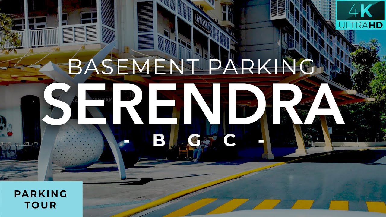 Serendra parking tour in BGC Taguig | Basement motorcycle car park in ...