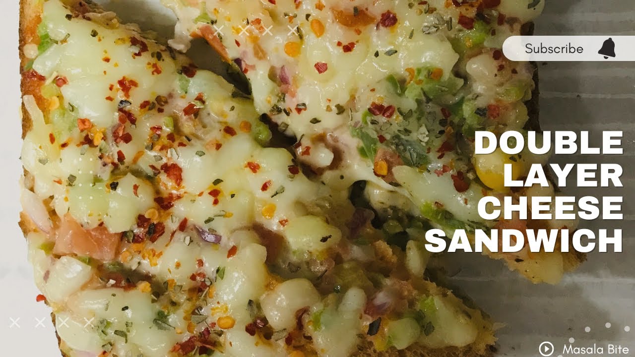 Double Layer Cheese Sandwich | डबल लेअर चीज़ सैंड्विच घर पे बनाए | Easy ...