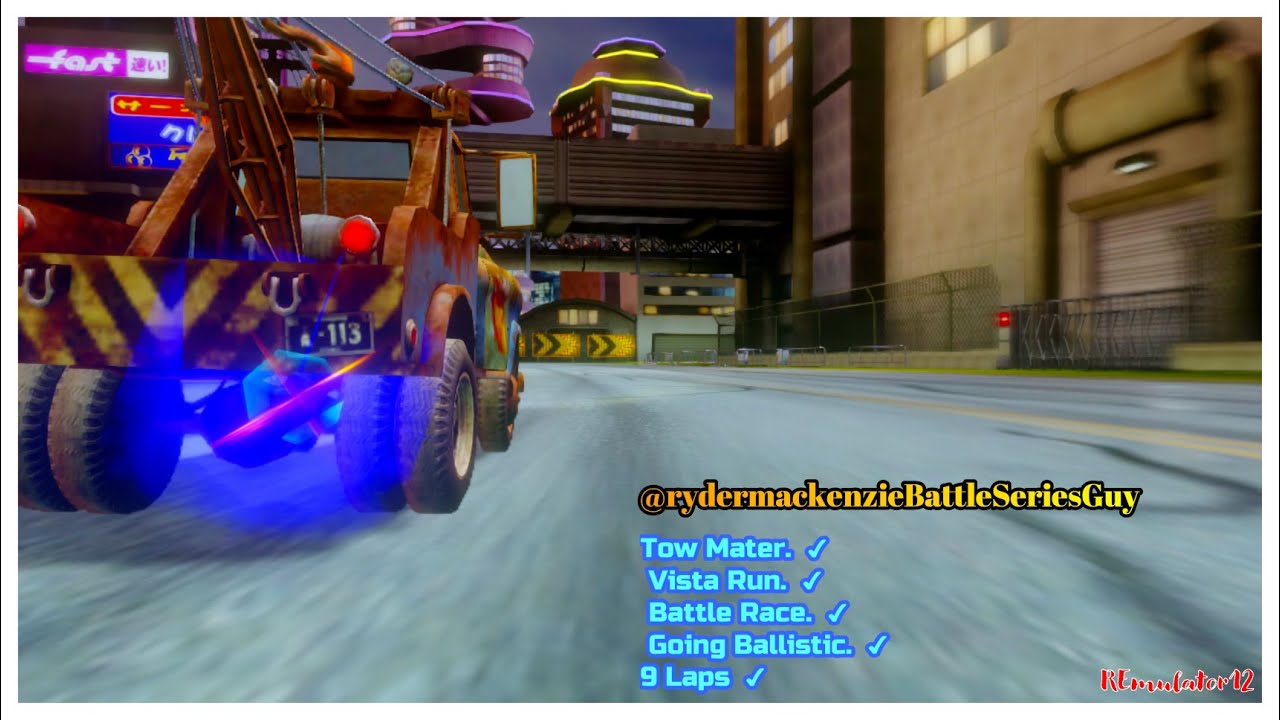 Cars 2 The Video Game | Tow Mater - Battle Race (Going Ballistic ...
