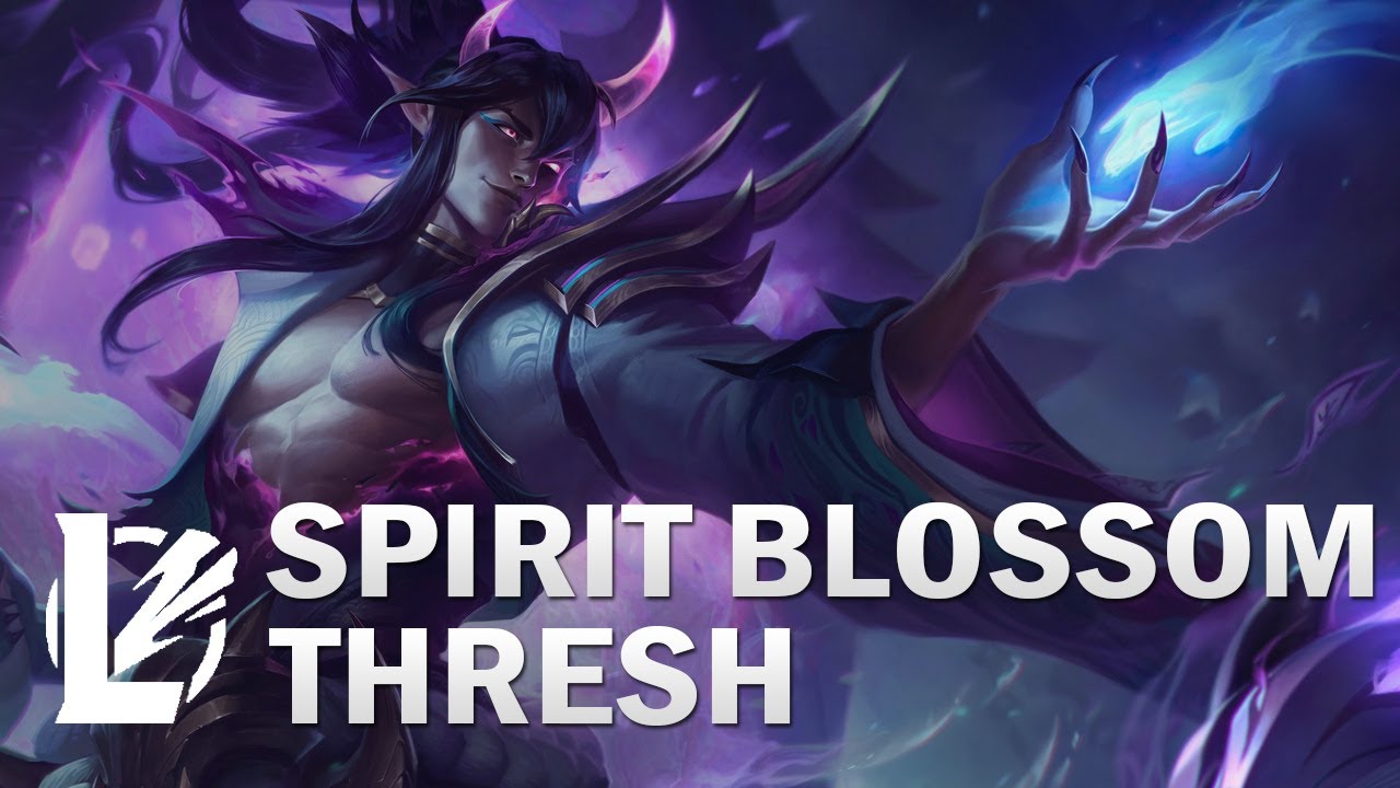 Spirit Blossom Thresh Skin Preview - League of Legends: Wild Rift - YouTube