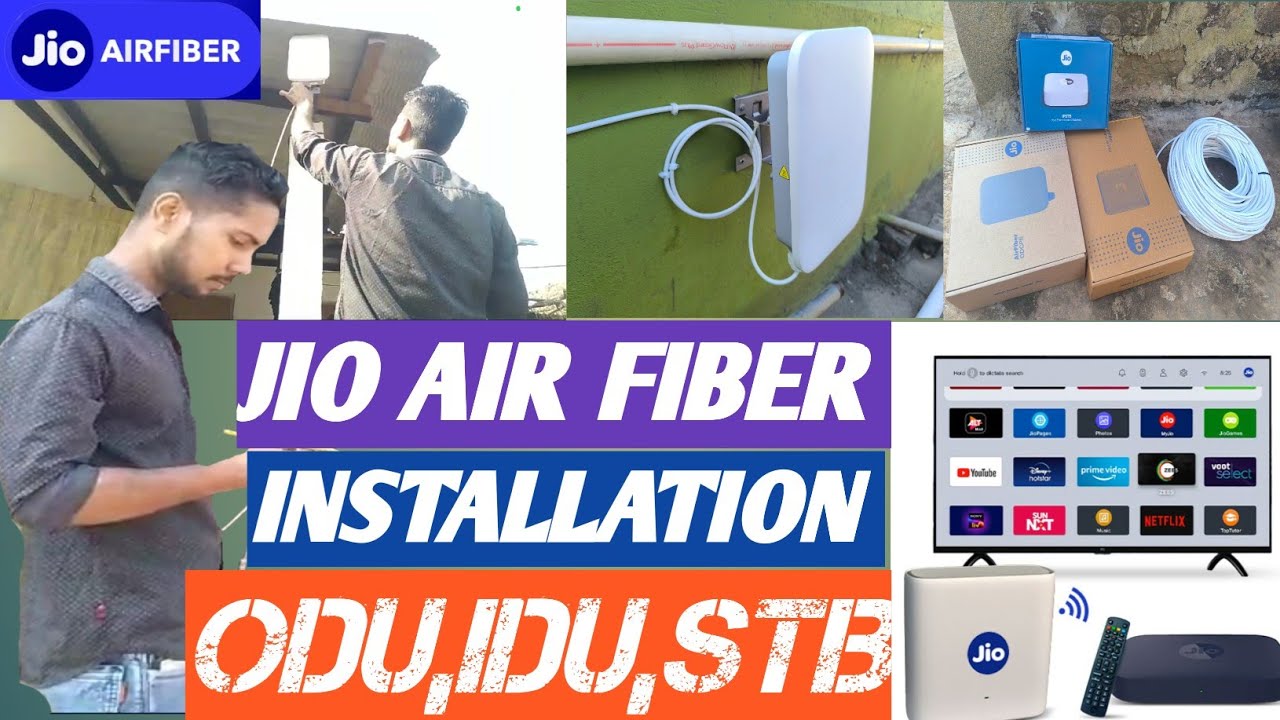 Jio air fiber new installation process2024 | jio air fiber ka neya ...