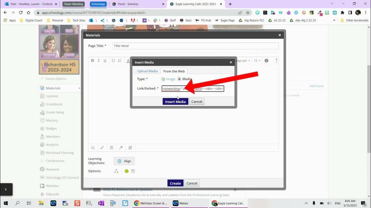 Embed Genially Schoology - YouTube