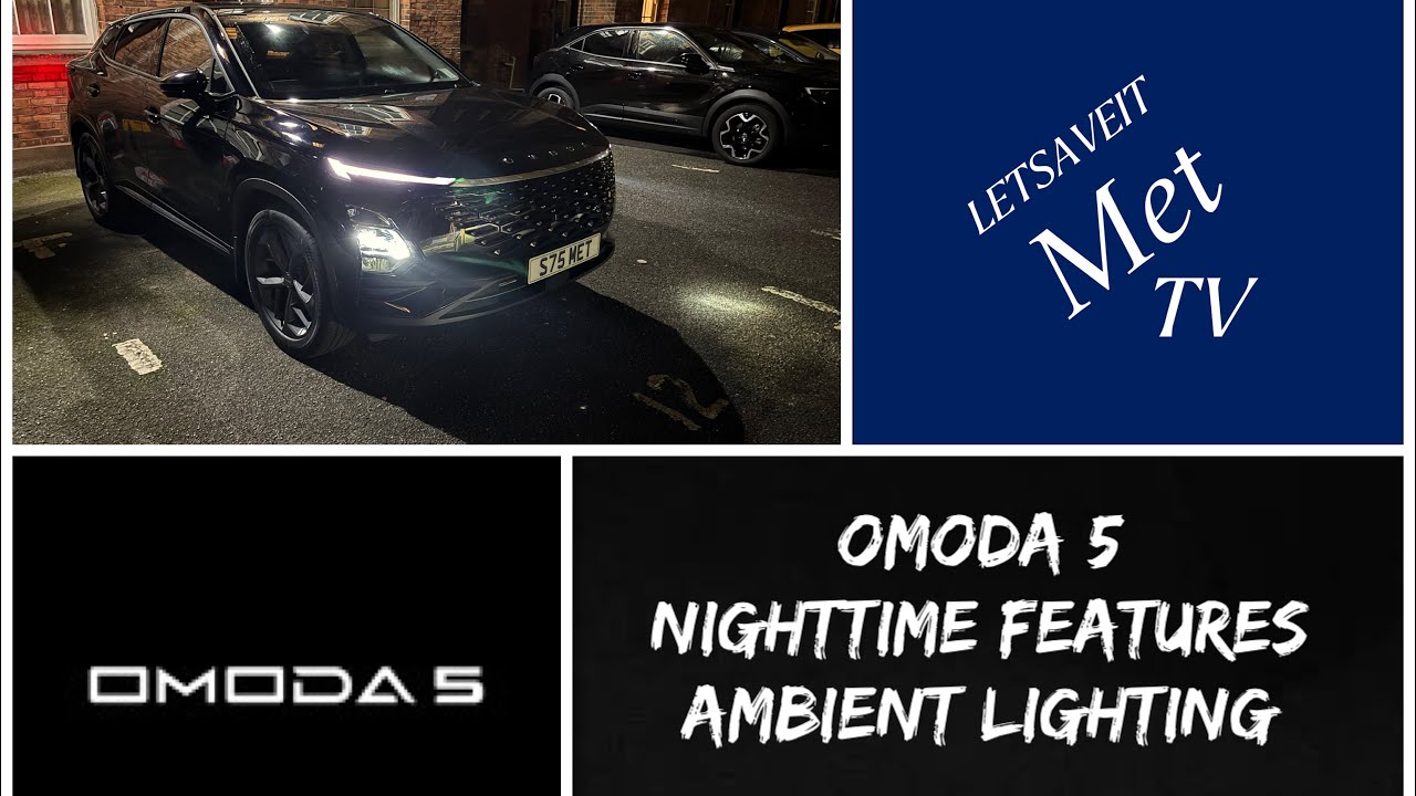 Omoda 5 night time features - YouTube