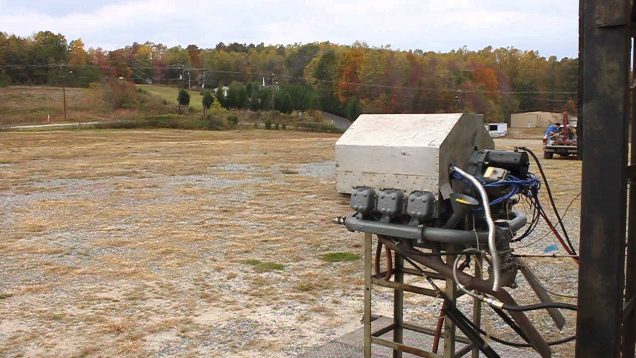 Franklin Engine Test Run - YouTube