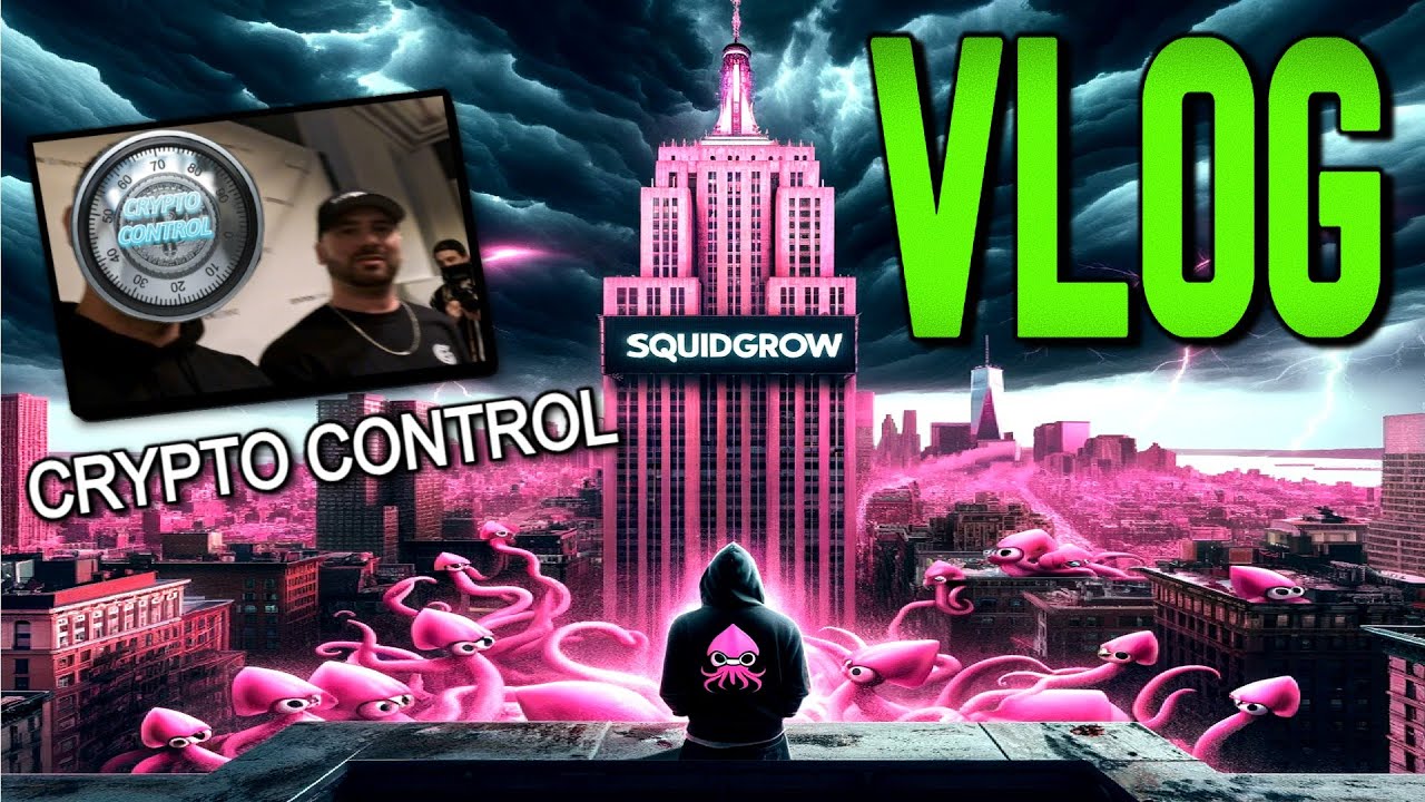 NFTNYC SQUIDGROW VLOG CRYPTO CONTROL GOES TO NFTNYC - YouTube