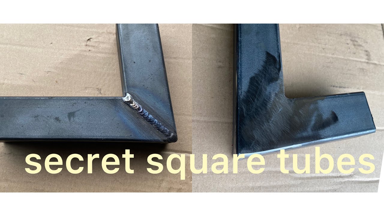 few people know how to cut square pipe for a 90 degree joint | welding ...
