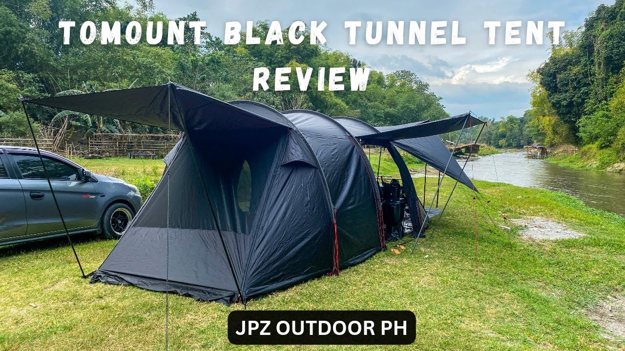 TOMOUNT / SHINECRAVE TUNNEL BLACK TENT REVIEW FROM JPZ OUTDOOR PH ...
