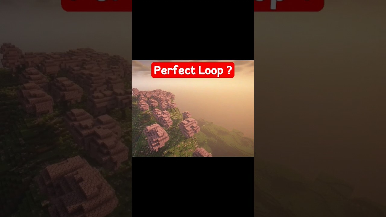 Perfect Loop ? #minecraft #perfectloop #minecraftshaders - YouTube