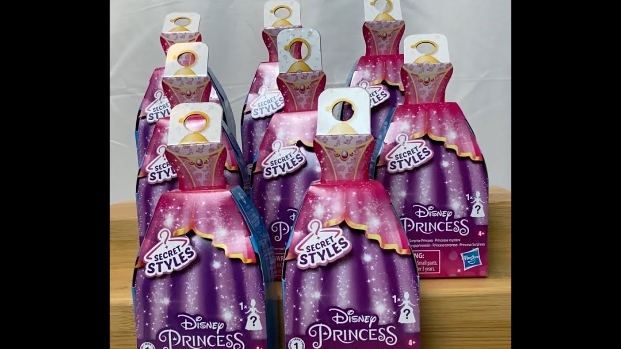 Unboxing Disney Princess Secret Styles - YouTube