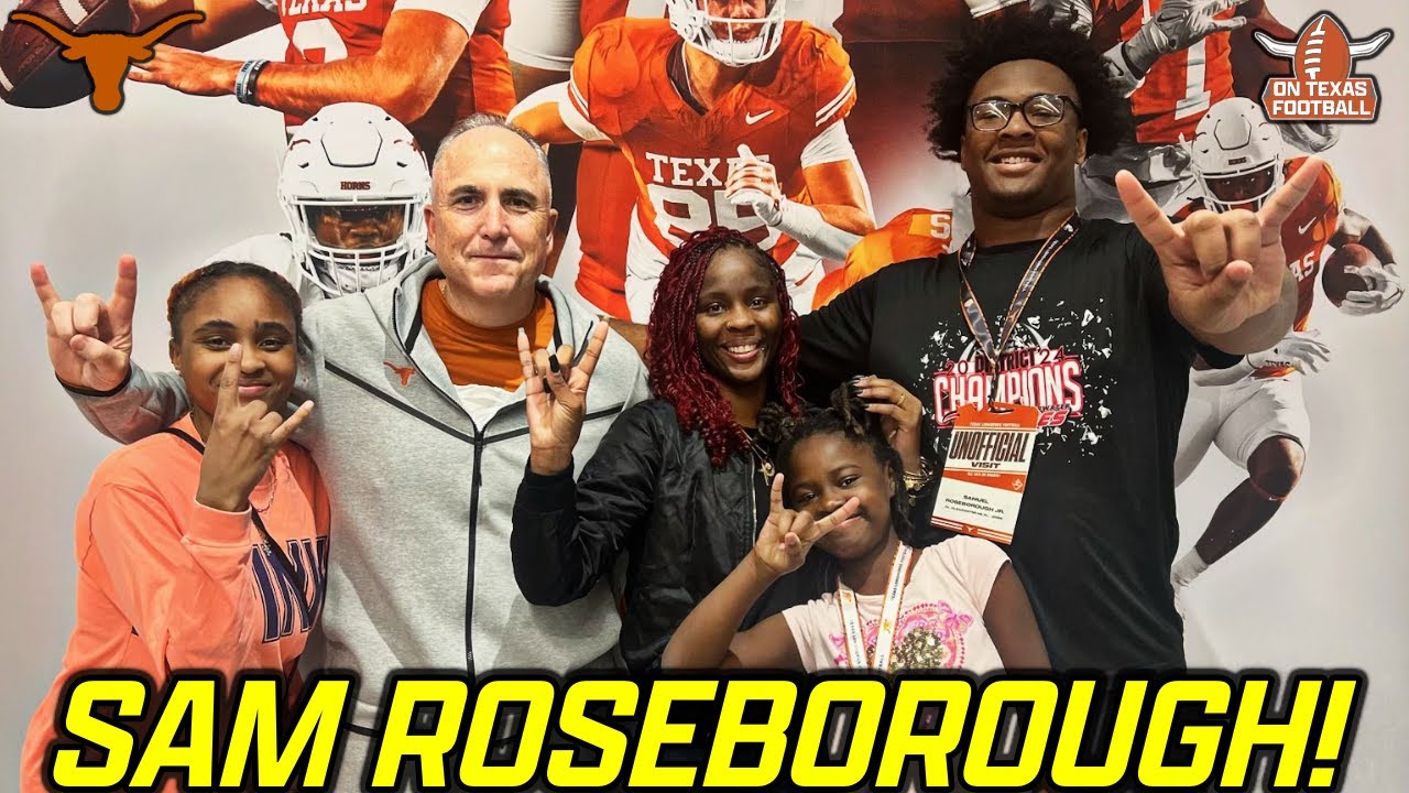 BIG TIME OL Samuel Roseborough talks Texas, Senior Improvements & more ...