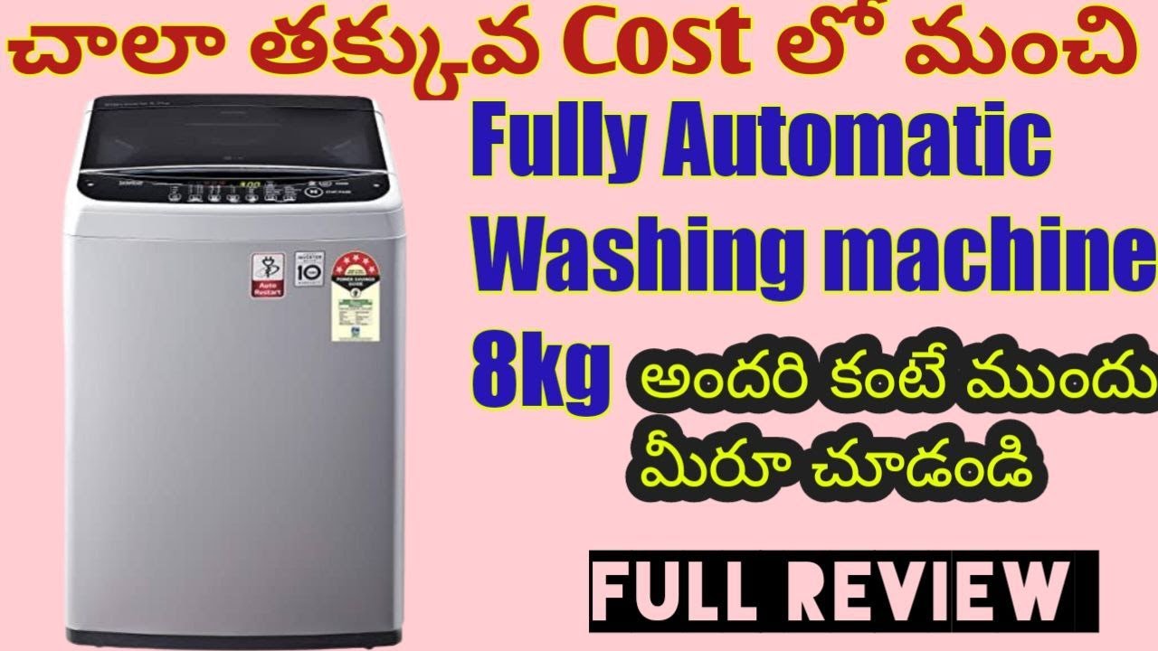 Fully Automatic Washing Machine Full Review | MarQ Washing Machine Demo ...