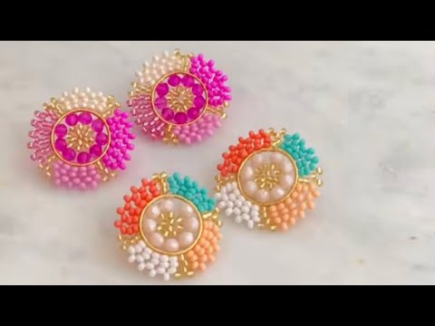 Cómo hacer hermosos mini topos con cristales y mostacilla ️ - YouTube