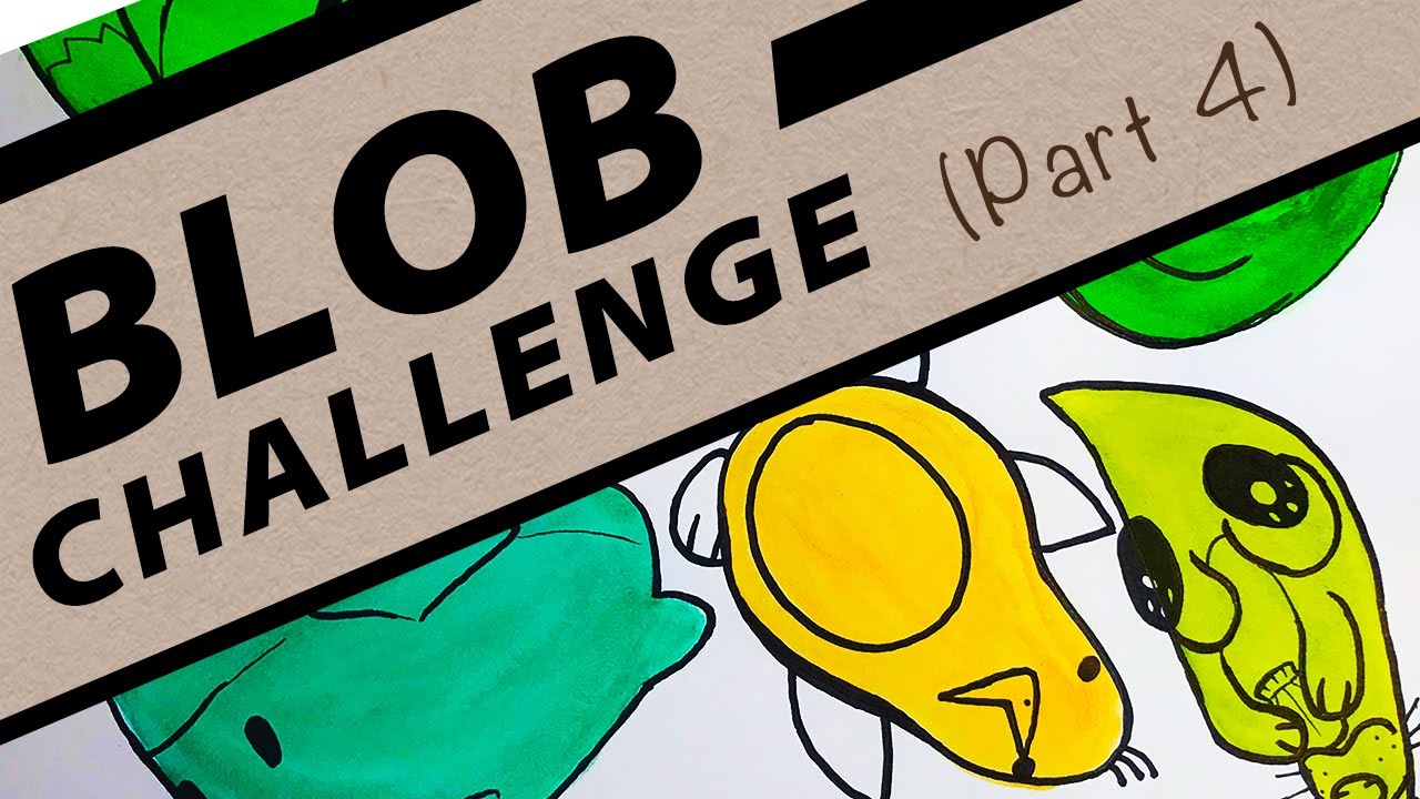 Blob Art Challenge: Part 4 | Abstract Art Exercises for Art Block Help ...