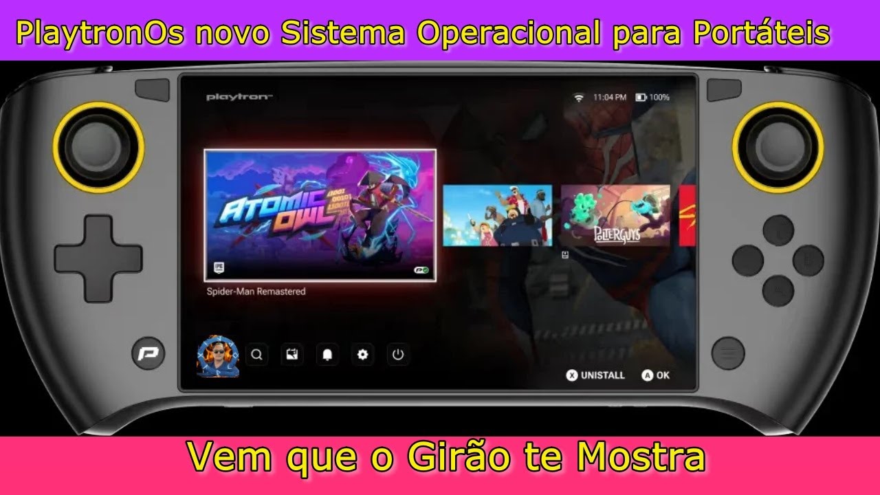 PlaytronOs novo sistema Operacional para Portáteis - YouTube